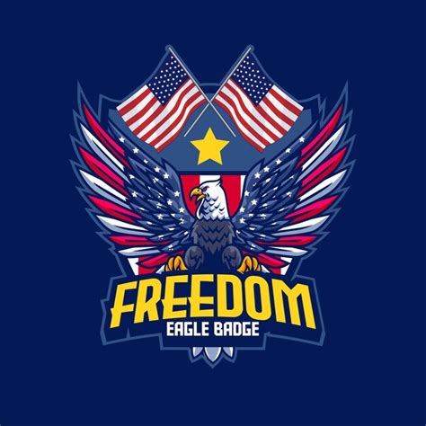 Premium Vector Vector Illustration Of American Flag Painted Bald