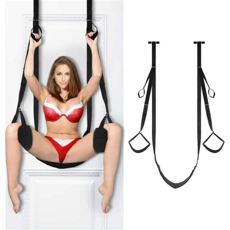 Ergonomics Door Jam Sex Sling Comfortable Seat And Legs Pads Indoor Swing For Couples Role Play