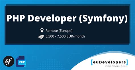 Php Developer Symfony Eudevelopers
