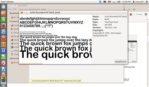Linuxubuntu Install Font Kulakukanandkutulis