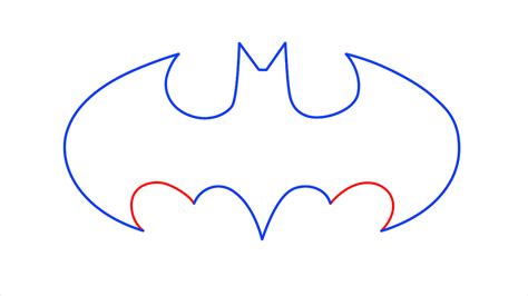 How To Draw Batman Logo Step By Step 6 Easy Phase