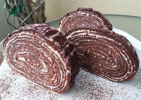 Csokis mascarponés tekert süti Ninnaska receptje Ricetta