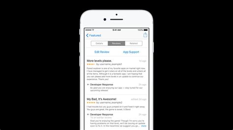 Apple Rolls Out In App Ratings Developer Responses To App Store Reviews With Ios 103