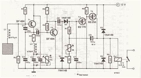 Proximity Sensor Circuit Schematic