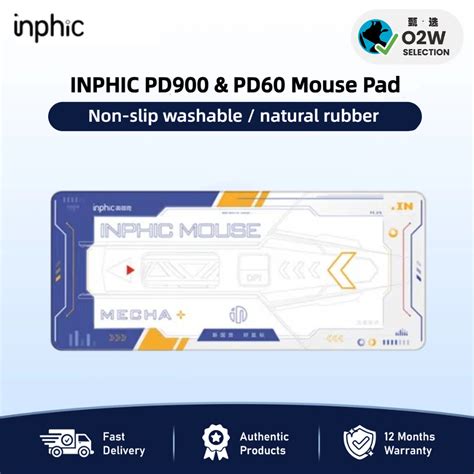 Inphic Pd900 And Pd60 Mouse Pad Non Slip Base Smooth Surface Comfort Design Aesthetics Shopee