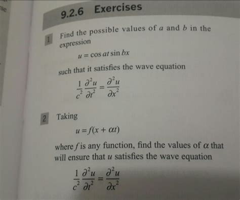 solved 9 2 6 exercises find the possible values of a and b
