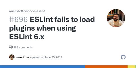 Eslint Fails To Load Plugins When Using Eslint 6x · Issue 696