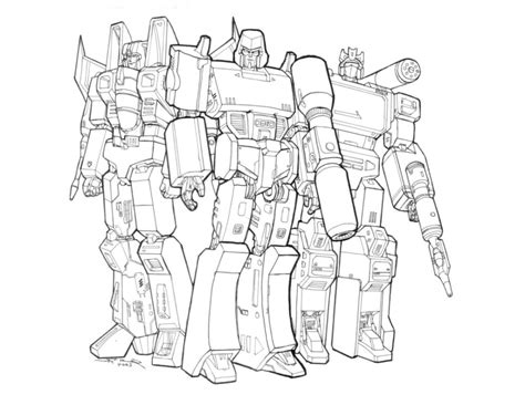 Trasformers 색칠용 그림 🗞 Pepelt
