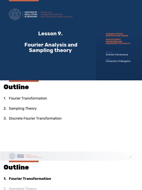 Lecture 9 Fourier Pdf