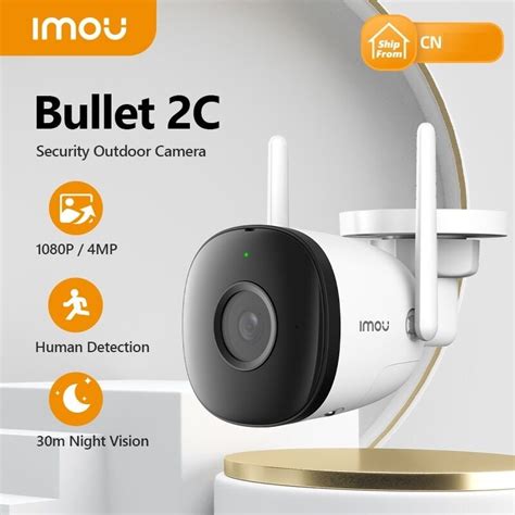 Dahua Imou WiFi Wireless Human Detection IP Bullet CCTV Security Spy