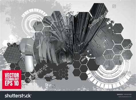 Big Data Connection Complex Data Visual Stock Vector Royalty Free