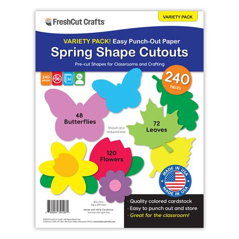 Spring Shape Cutouts Freshcut Crafts