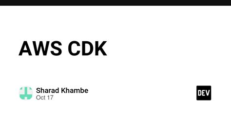 aws cdk dev community