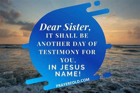 Powerful Good Morning Prayers For My Sister Prayer Fold