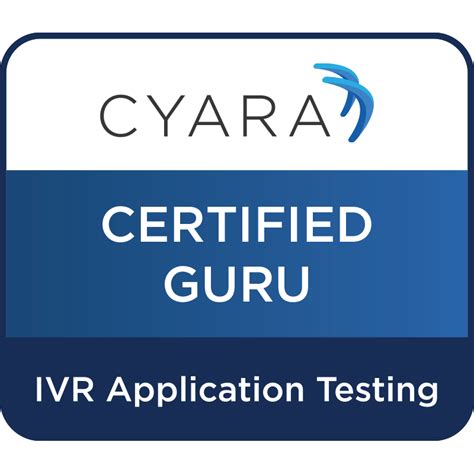 Cyara Certified Guru Ivr Application Testing Credly
