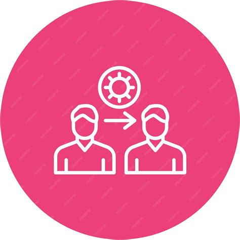 Disease Transmission Vector Illustration Style Premium Vector