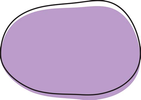 Geometric Liquid Shape Banner With Black Outline 22070308 Png