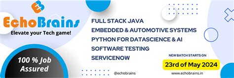 java full stack data science software testing embedded and