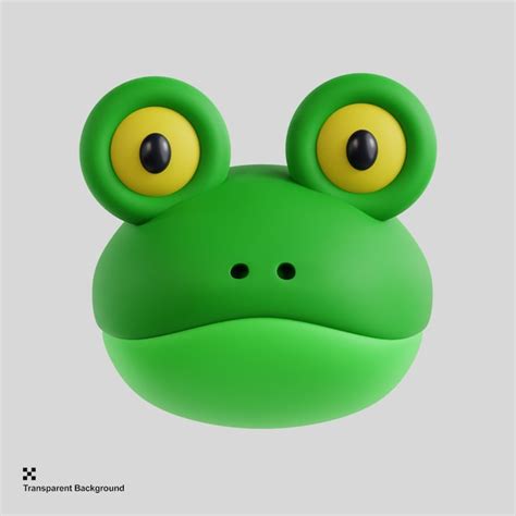 Premium Psd 3d Frog Illustration