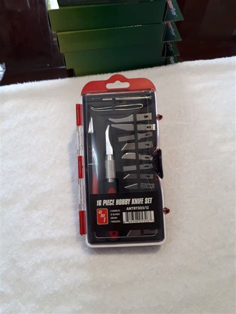 Amt 16 Piece Hobby Knife Set Amtbt003