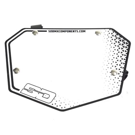Sd Front Numberplate V1 White