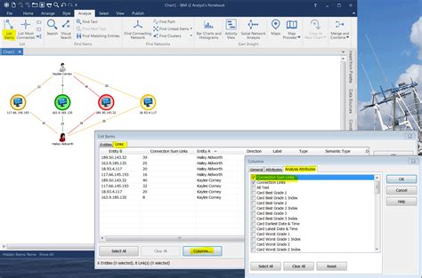 Analyzing The Total Number Of Links Between Entities In IBM I Analyst S Notebook