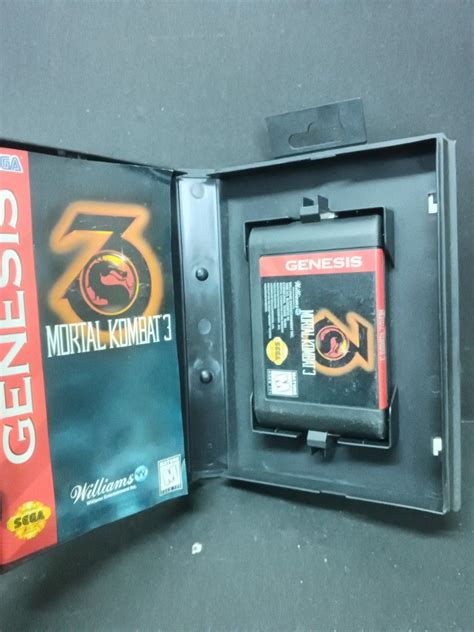 Original Sega Genesis MORTAL KOMBAT 3 Mega Drive Game Cartridge