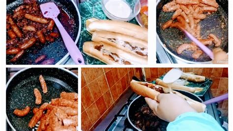 اجمل سندوتشات سجق بلدي في البيت بتتبيله خطيره وبدون خضار ،نظافه ،توفير