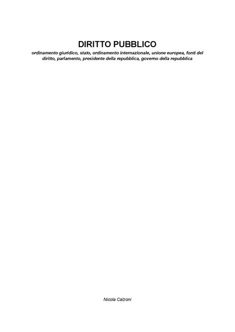 Diritto Pubblico Scienze Motorie E Sportive Docsity