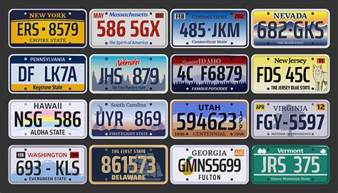 Custom State License Plates