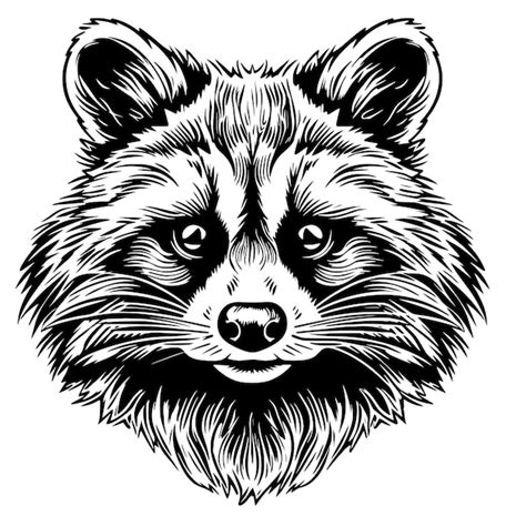 Premium Vector Raccoon Sticker