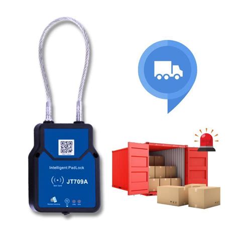 smart container gps padlock tracking and monitoring tracker batteri