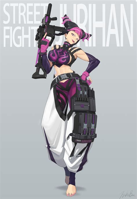 Han Juri Street Fighter And 1 More Drawn By Tinkerbattinkerb4t