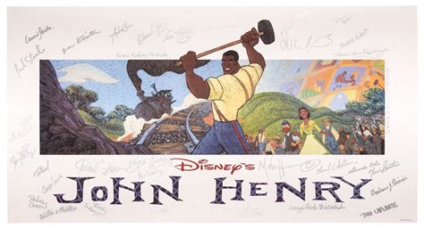 Lot Detail John Henry Disney Short Film Signed Poster