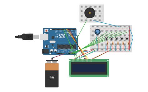 Circuit Design Ardunio Tinkercad