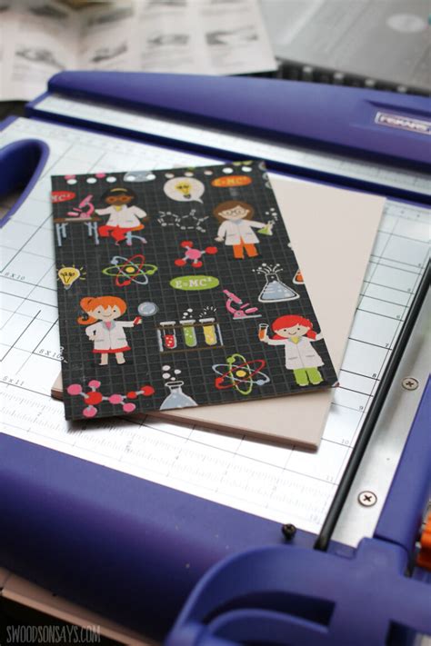 Fabric Covered Notebook Tutorial Swoodson Says
