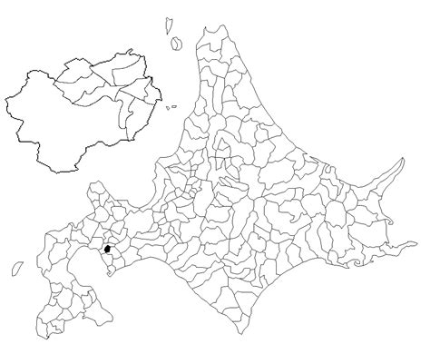北海道白地図 平成の大合併徹底追跡