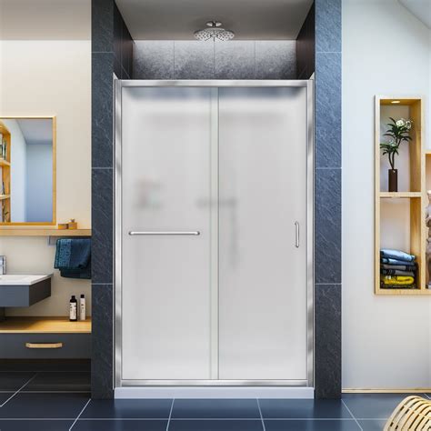 Dreamline Infinity Z Chrome 3 Piece Alcove Shower Kit Common 36 In X