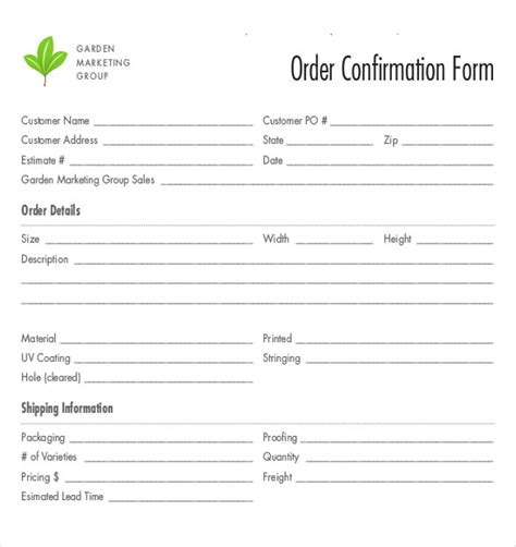 Delivery Confirmation Form At Martha Brugger Blog