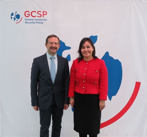 Today Our Director Ambassador Thomas Greminger Welcomed Ambassador… Geneva Centre For