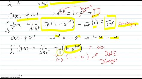 Analysis Of Integral From 0 To 1 Of 1xp And 0 To Infinity Of E Ax