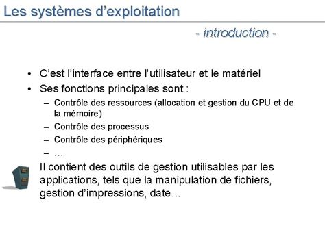 Linux De Base Merci Arnaud Dupont Systme Dexploitation