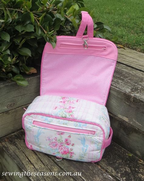 Sewing The Seasons Pattern Release Hang About Toiletry Bag