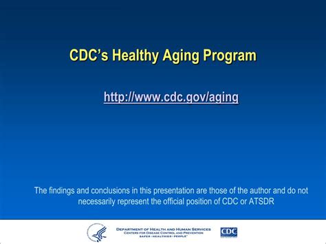 Ppt Update On Activities Healthy Aging Program Cdc Healthy Aging