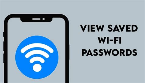 How To Check Saved Wi Fi Passwords On Iphone