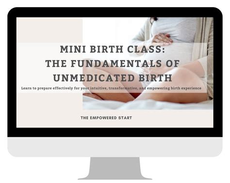 Mini Birth Class Opt In — The Empowered Start