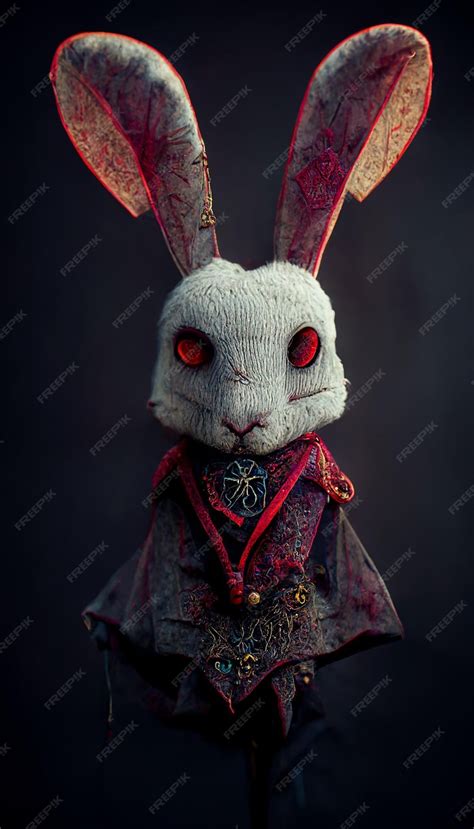 Premium Photo Tiny Cute And Adorable Evil Bunny