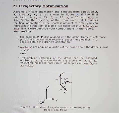 Need To Plot A Trajectory Of The Drone Such That It Chegg