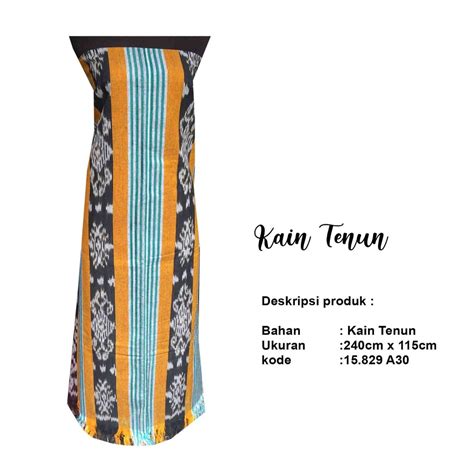Jual Kain Tenu Asli Handmade Kain Tradisional Shopee Indonesia
