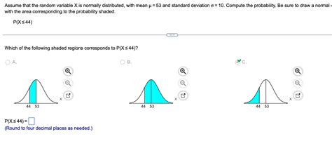 solved assume the random variable x is normally distributed